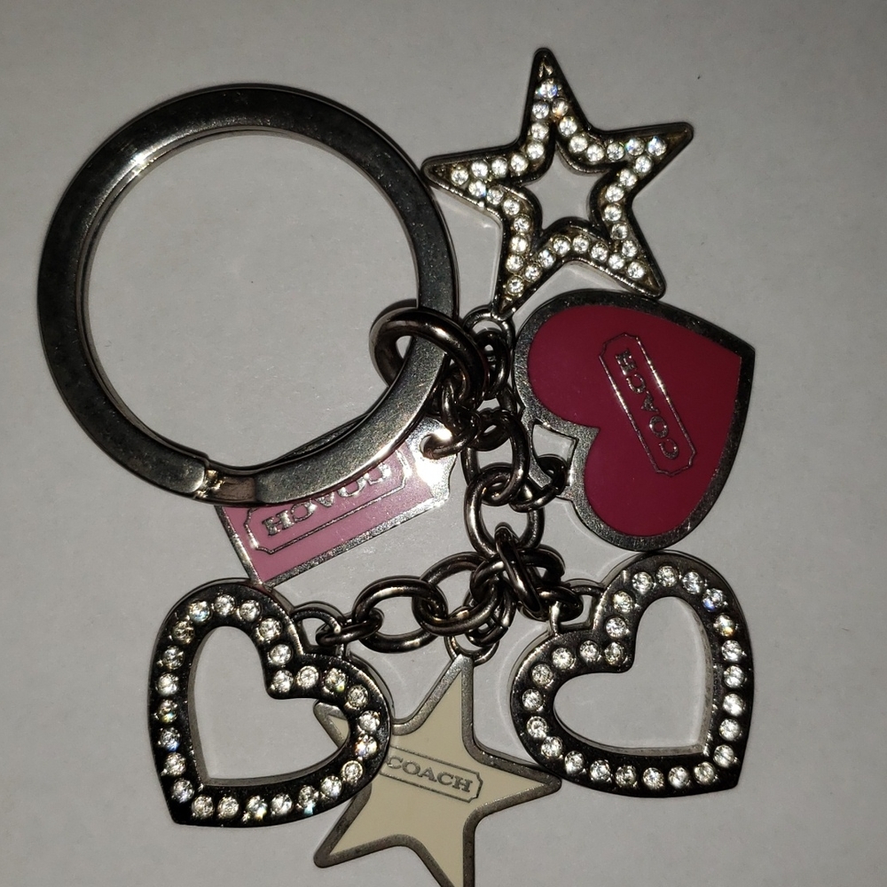 Coach Key Ring Hearts And Stars 6 Pieces Inc Coach Ta… - Gem